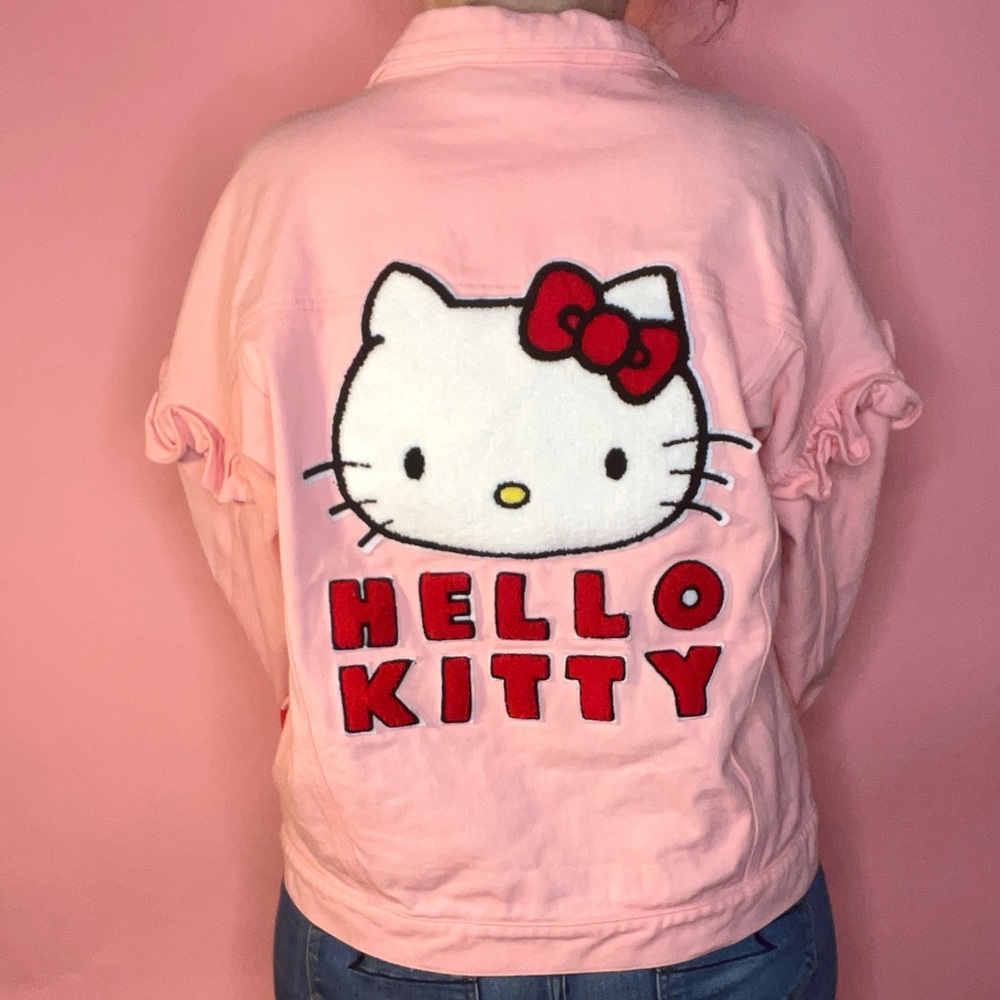 Lazy Oaf X Hello Kitty Corduroy Pink Jacket - Gem